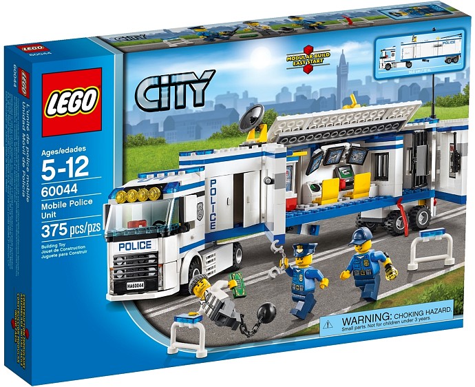 LEGO City Mobilus policijos padalinys, 5-12 metų vaikams (60044 ...