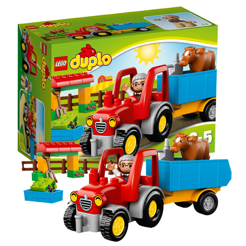 LEGO Duplo Žemės ūkio traktorius, 2-5 metų vaikams (10524) | Foxshop.lt