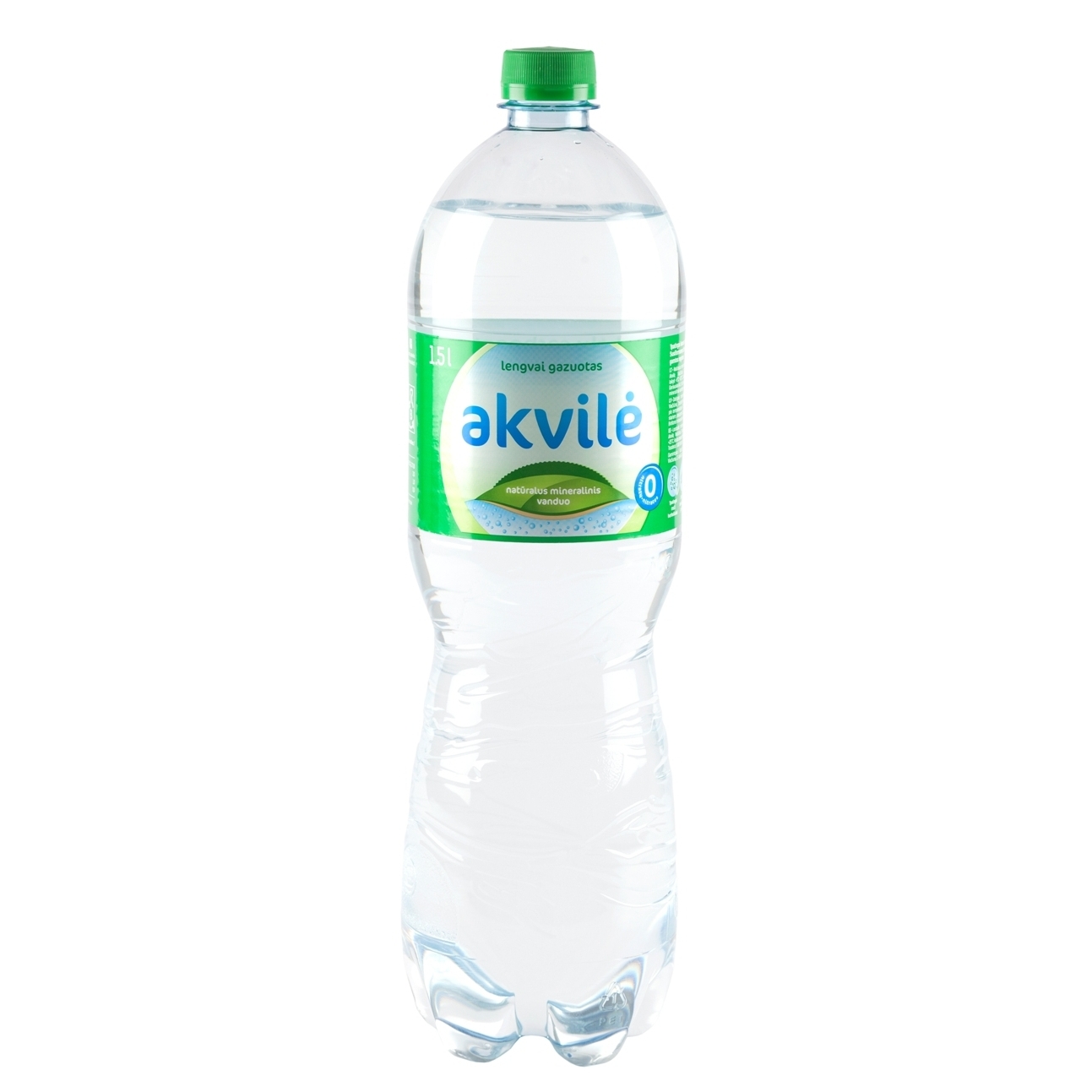 LENGVAI GAZUOTAS natūralus mineralinis vanduo Akvilė, 1,5L | Foxshop.lt