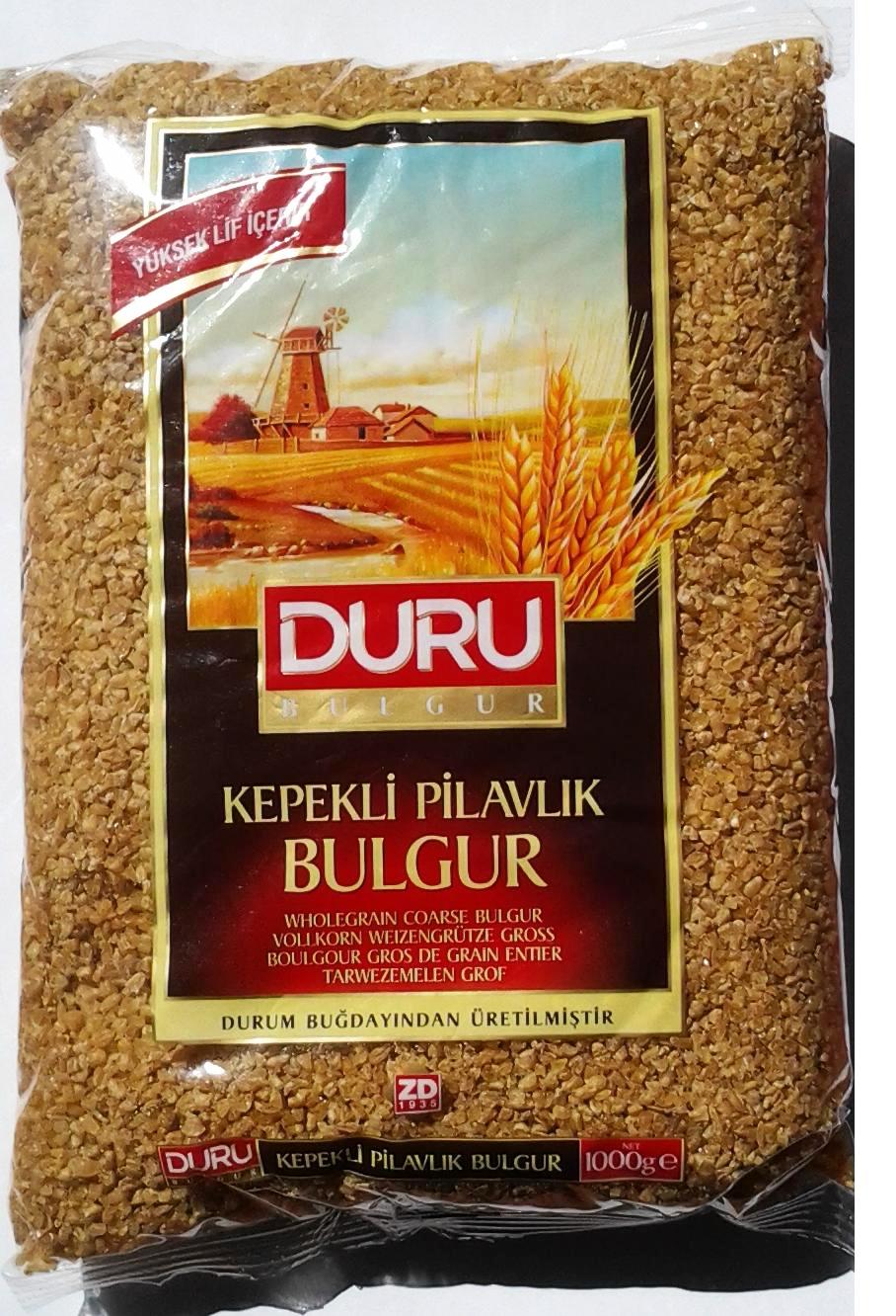 PILNO GRŪDO kviečių kruopos bulgur, DURU, 1 kg | Foxshop.lt