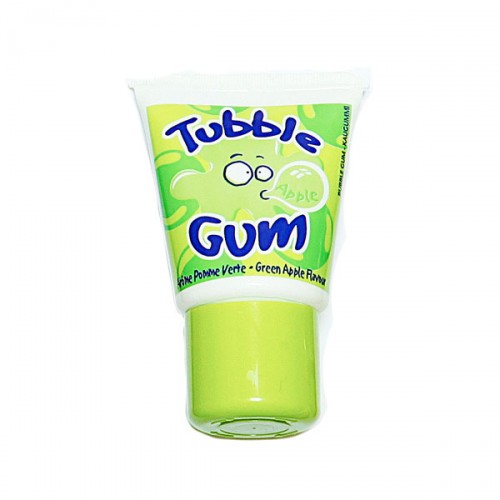 TUBLE GUM kramtomoji guma obuolių skonio tūbelėje 35g | Foxshop.lt